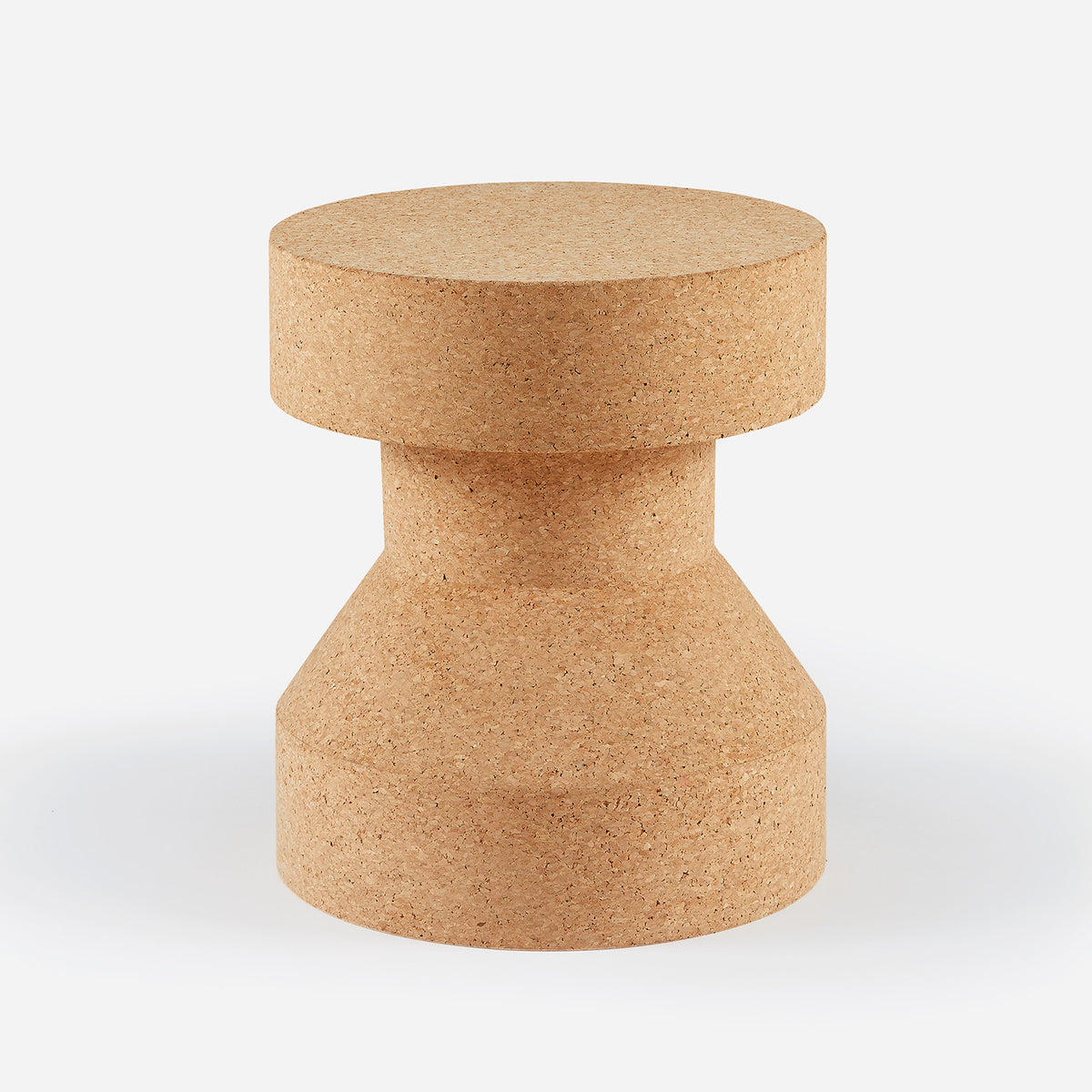 Pirueta Accent Stool/Table – Versatile Solid Cork Design