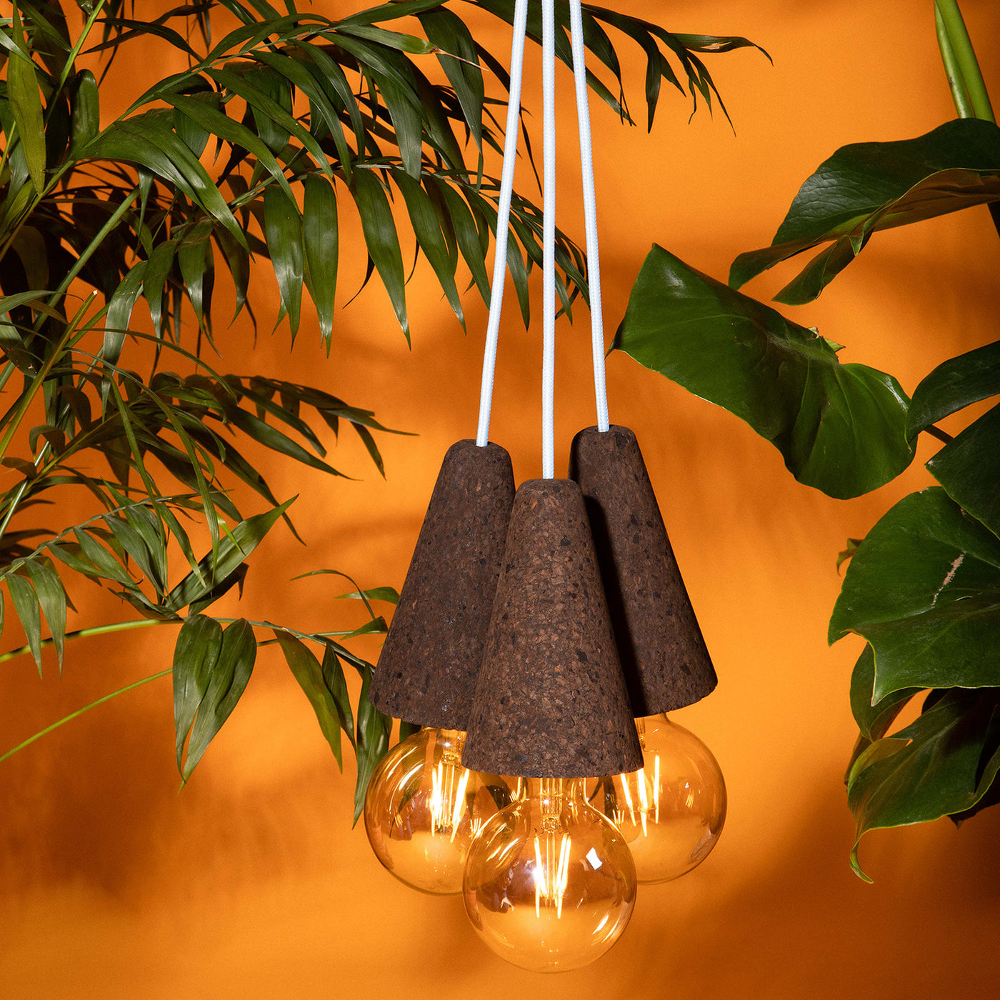 Sino Pendant Lamp – Minimal Expanded Cork Lighting